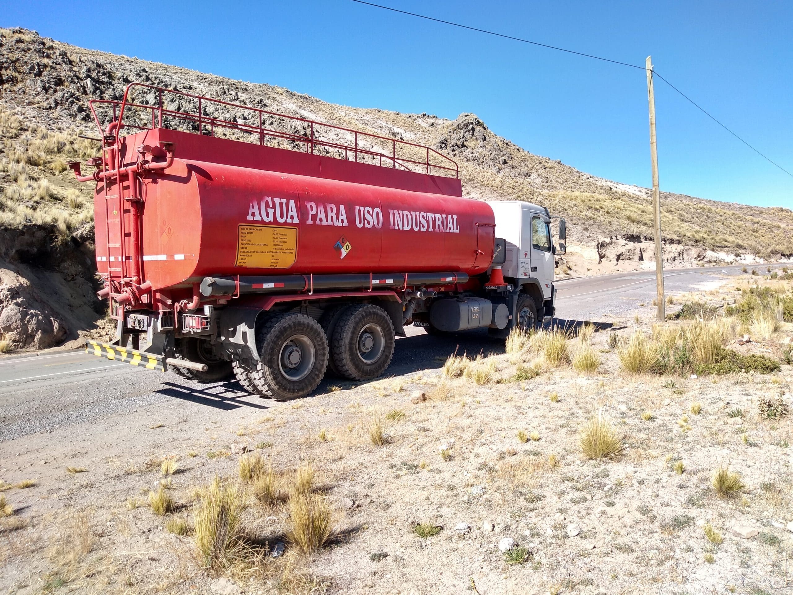 Camión De Cisterna De Agua Capacidad